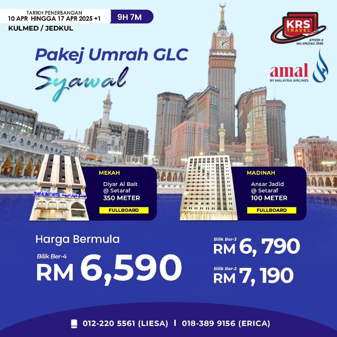 MAG Syawal GLC Exclusive Umrah Package 2025